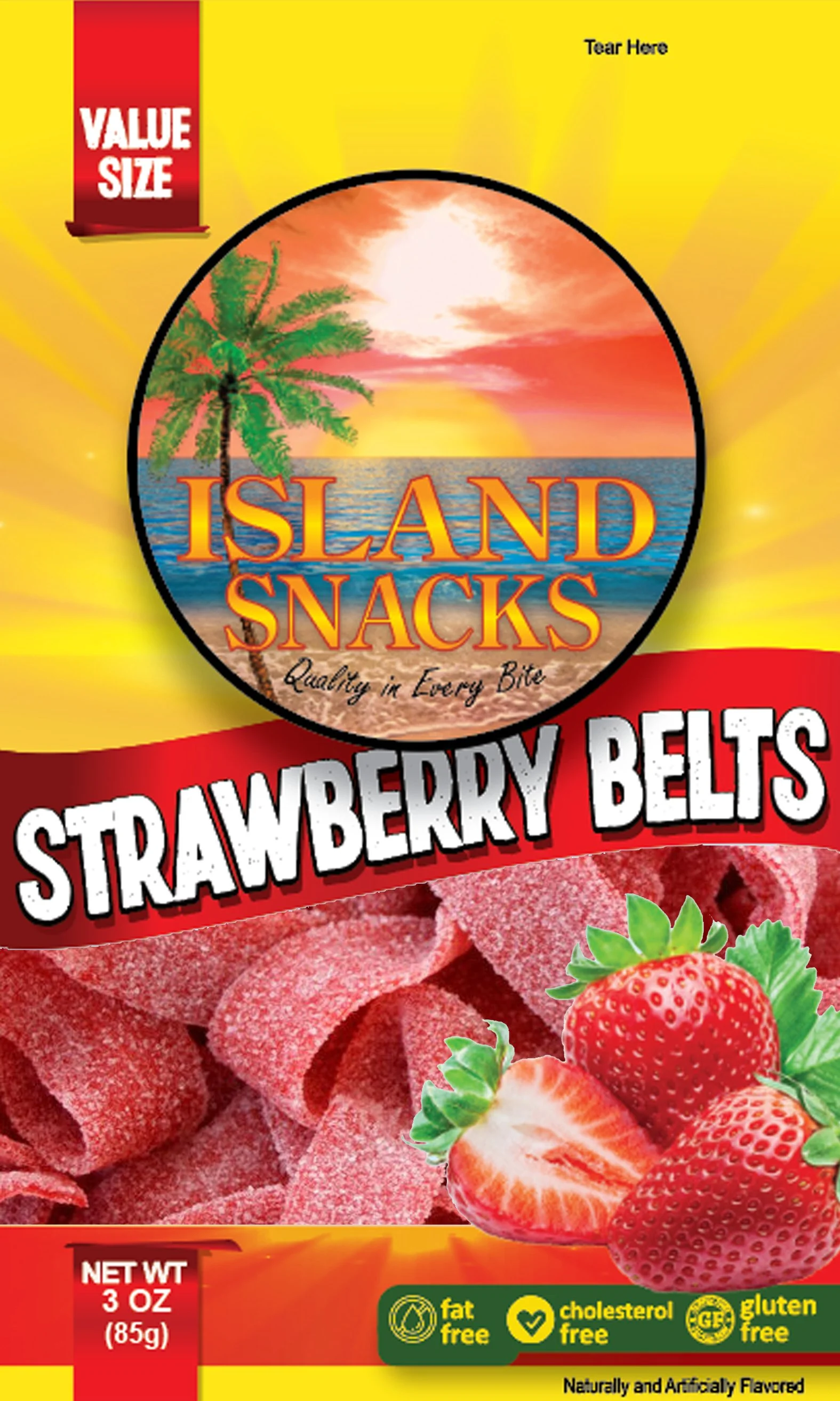 Strawberry Belts — Island Snacks