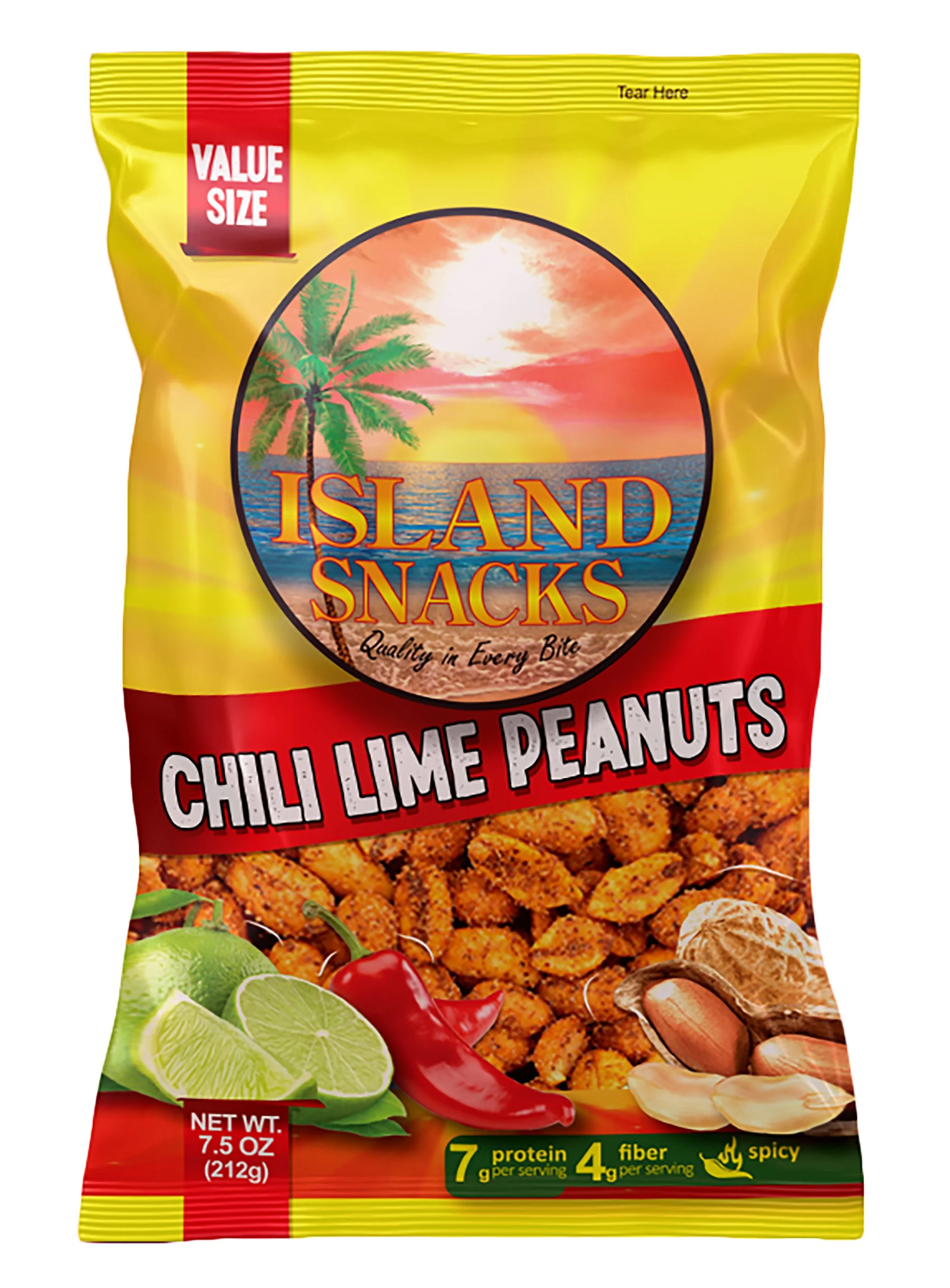 Chile Limon Peanuts — Island Snacks