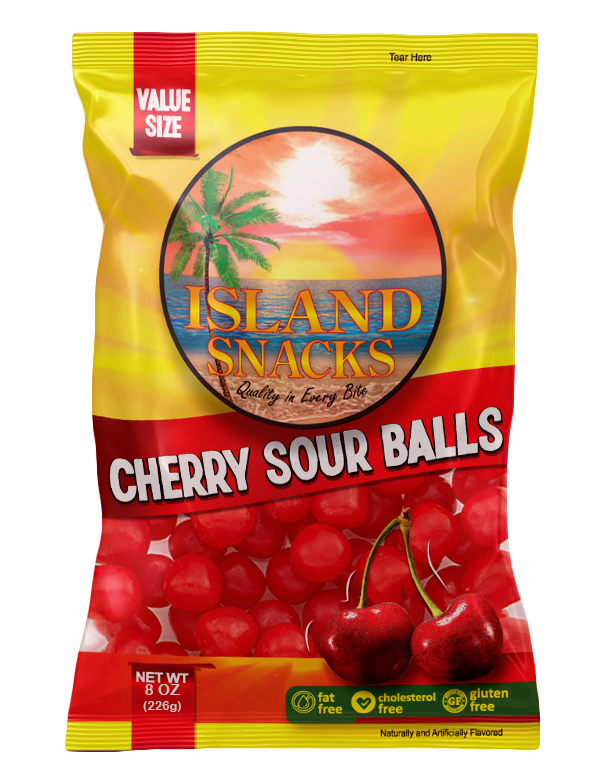 Sour Cherry Balls — Island Snacks