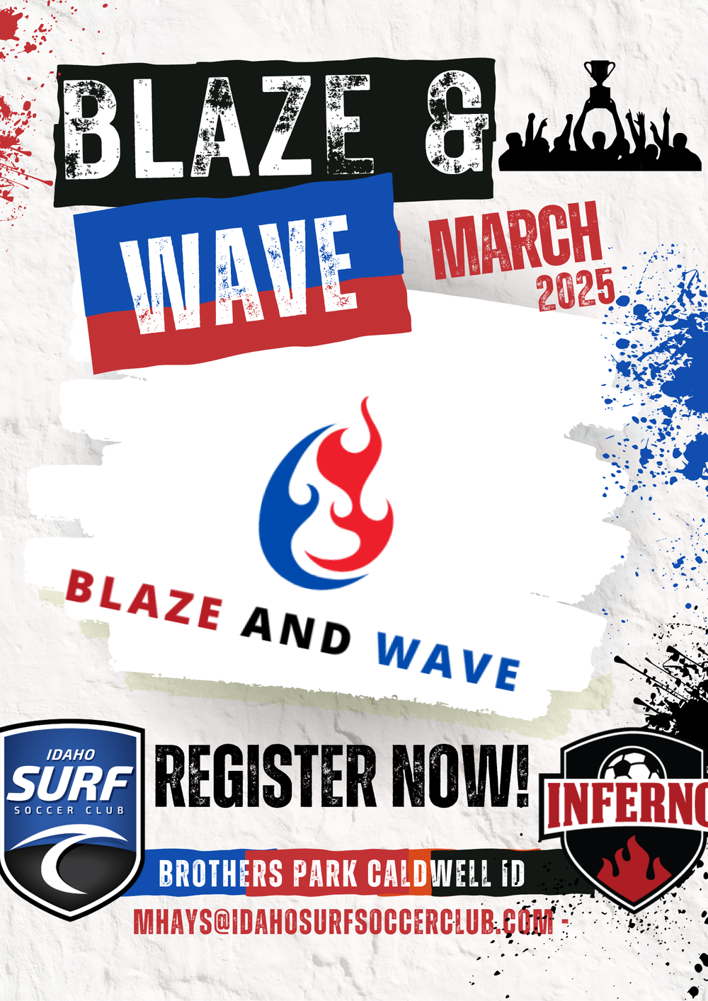 Blaze and Wave | Idaho Juniors Youth Soccer Club