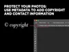 Protect Your Images with Photoshop Metadata — M.