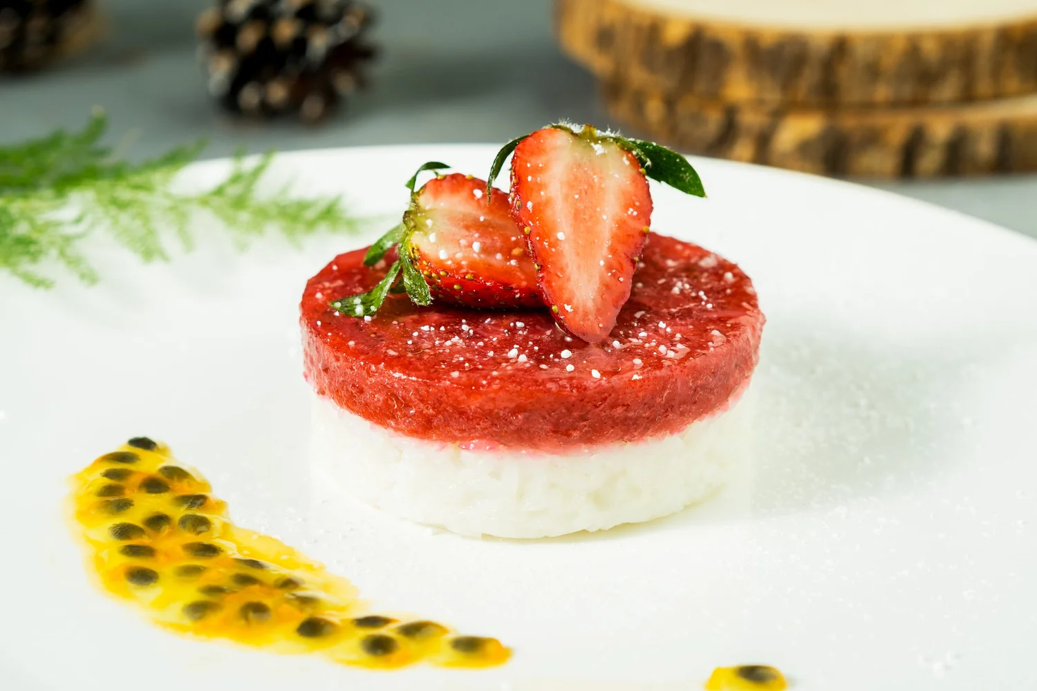 Strawberry Rice Layered Cake — Royal Umbrella