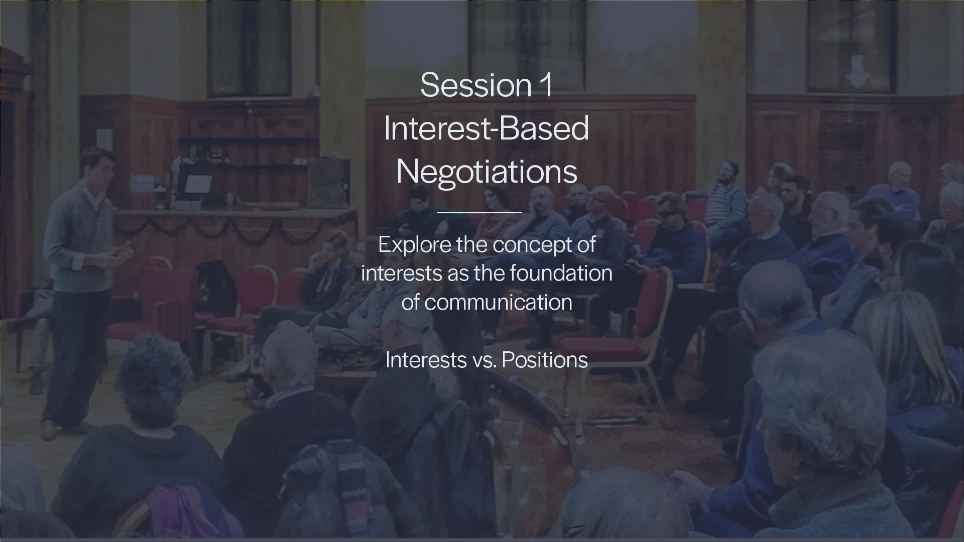 Interest Based Communication — Vance Crowe