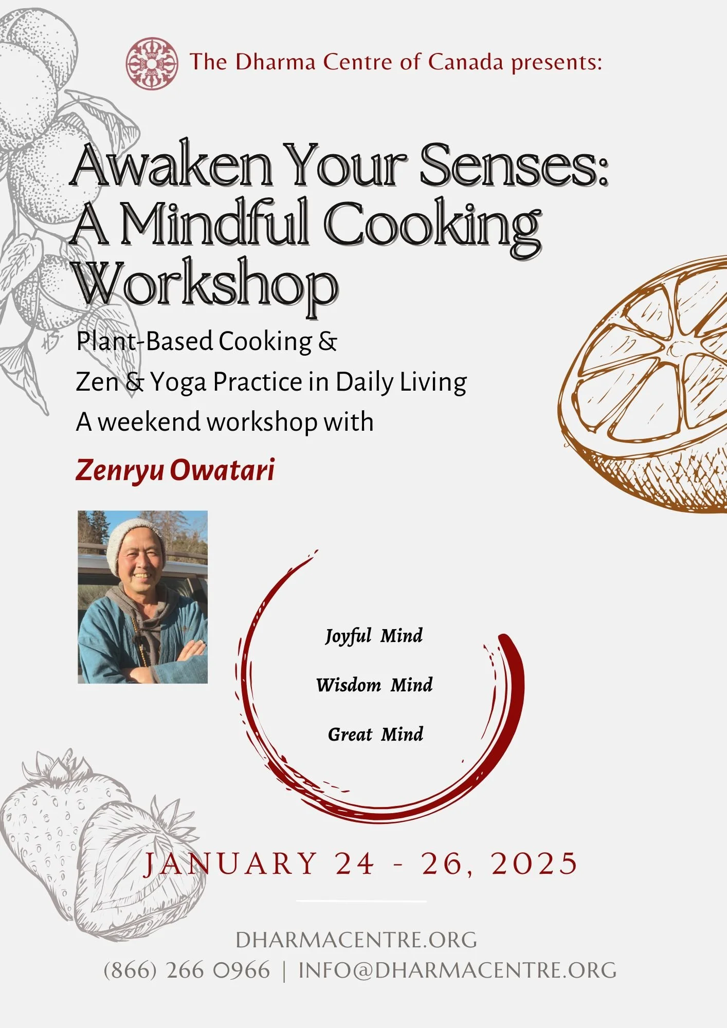Awaken Your Senses: A Mindful Cooking Workshop with Zenryu Owatari — The Dharma Centre of Canada