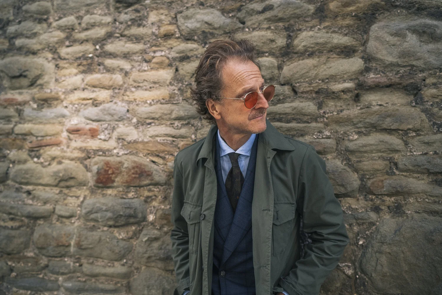 Banner Jacket — Brown in Town