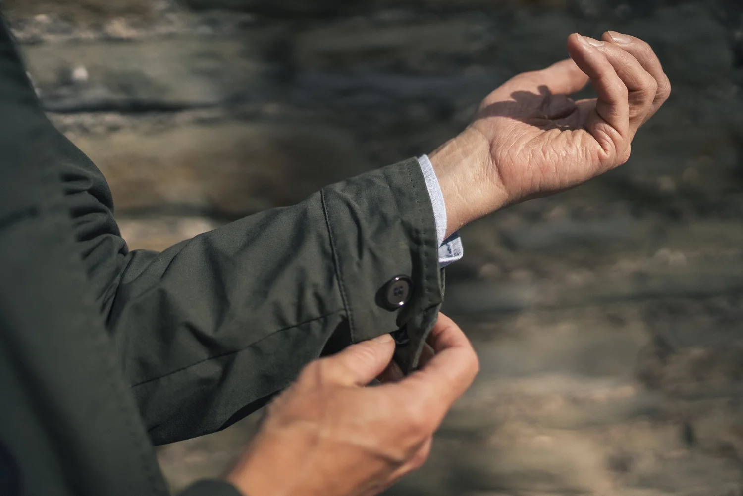 Banner Jacket — Brown in Town