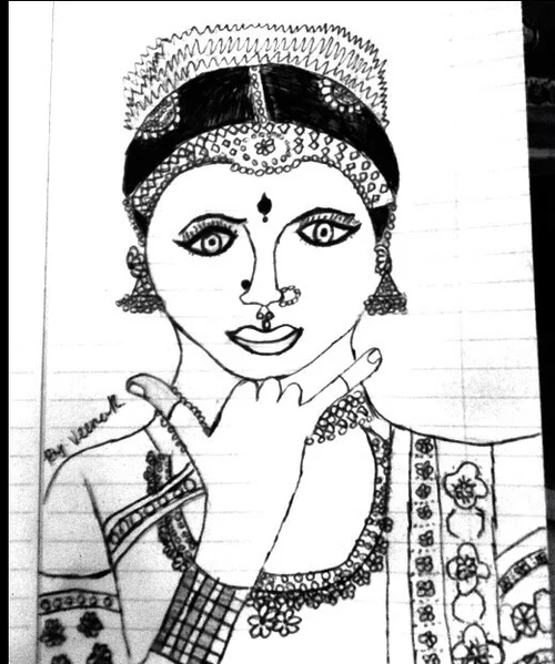 Sketches Of Indian Brides