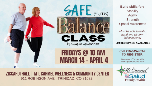 Safe Balance Class — Mt. Carmel Wellness and Community Center