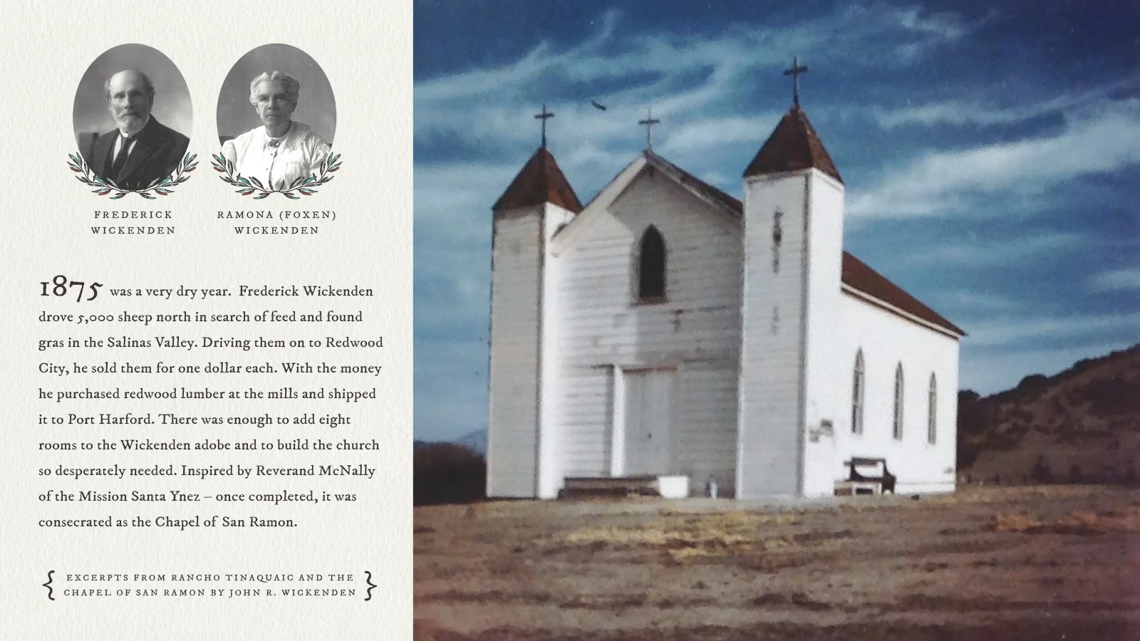 History — San Ramon Chapel