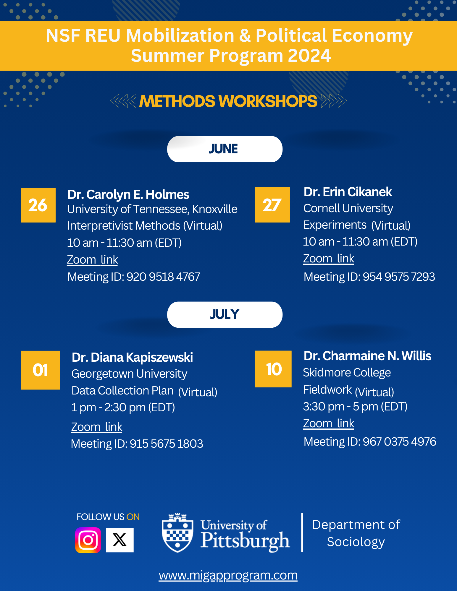 2024 Workshops — Mobilization and Political Economy