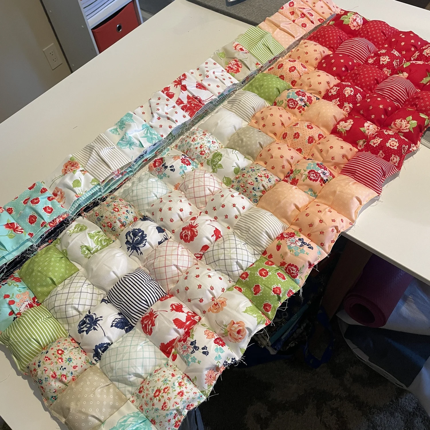 Finished Quilt Interruption - Puff Quilt — Oh, Hello Jenny!