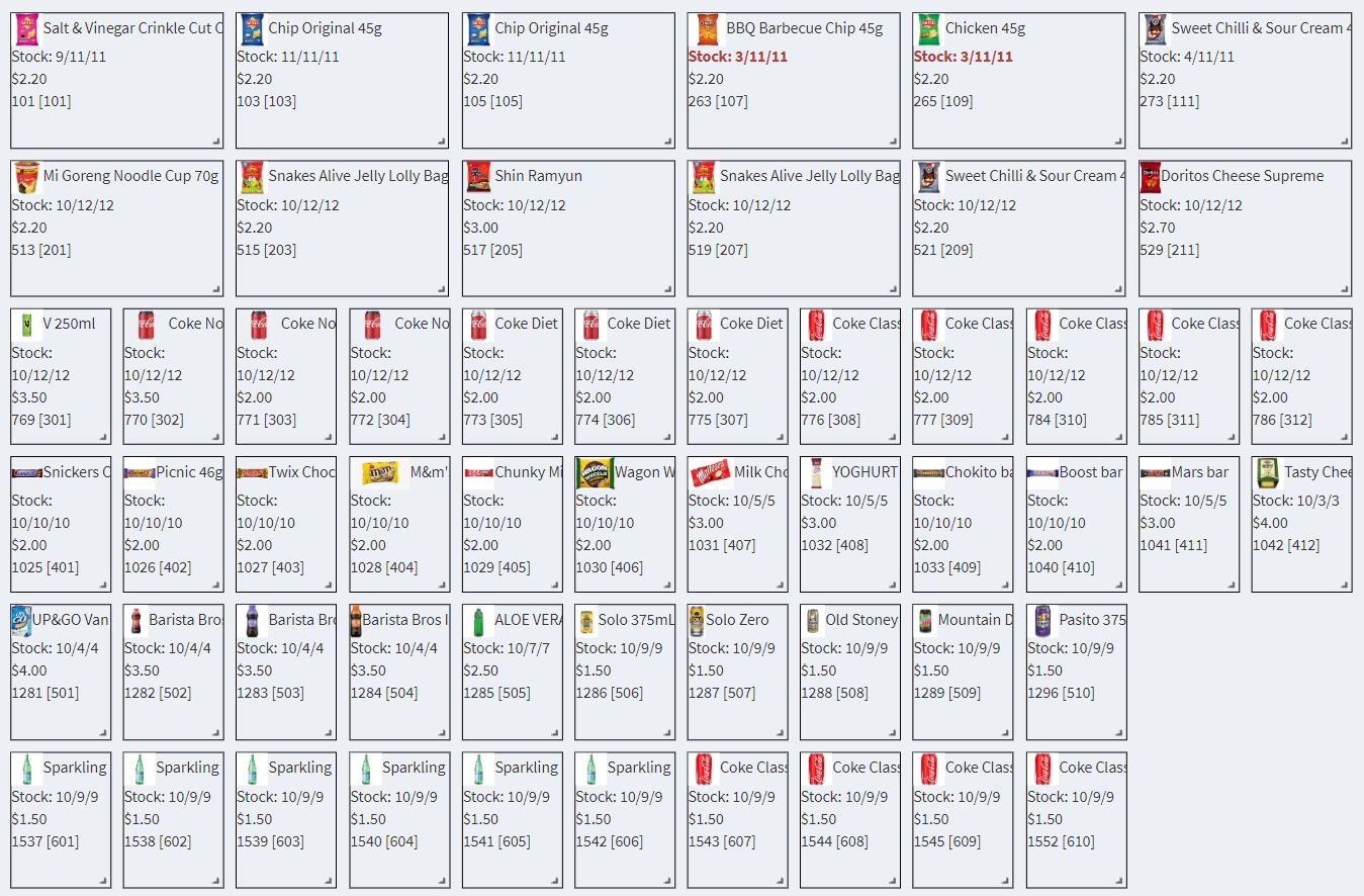 Visual Vending Machine Planogram Editor — Vending on Track