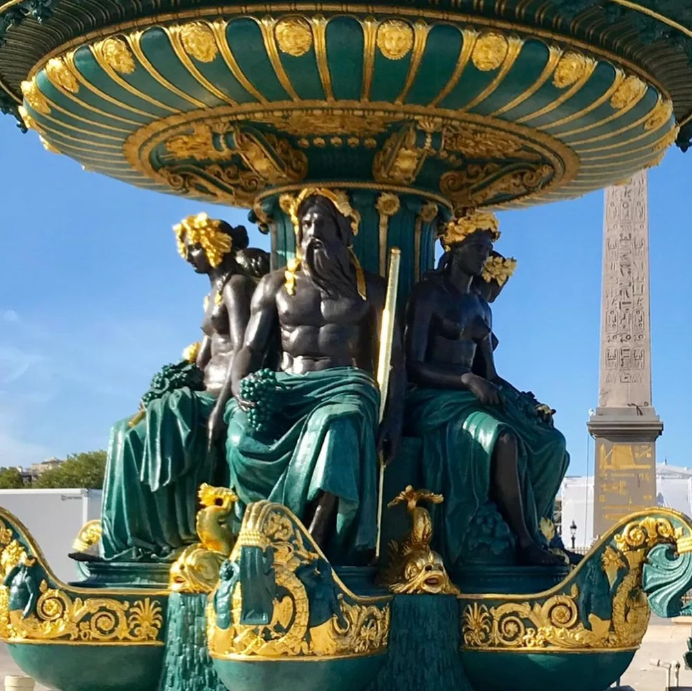 Place de la Concorde Restored Fountains — Parisology