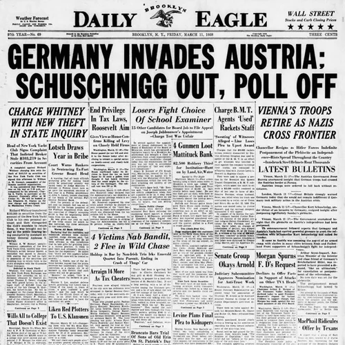 Anschluss - Nazi Germany invades Austria — Parisology