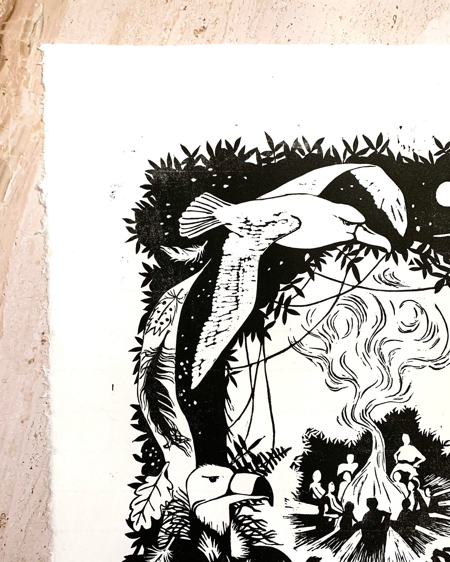 About Diem Dangers, Linocut Printmaker & Artist — Handcrafted Folktale ...