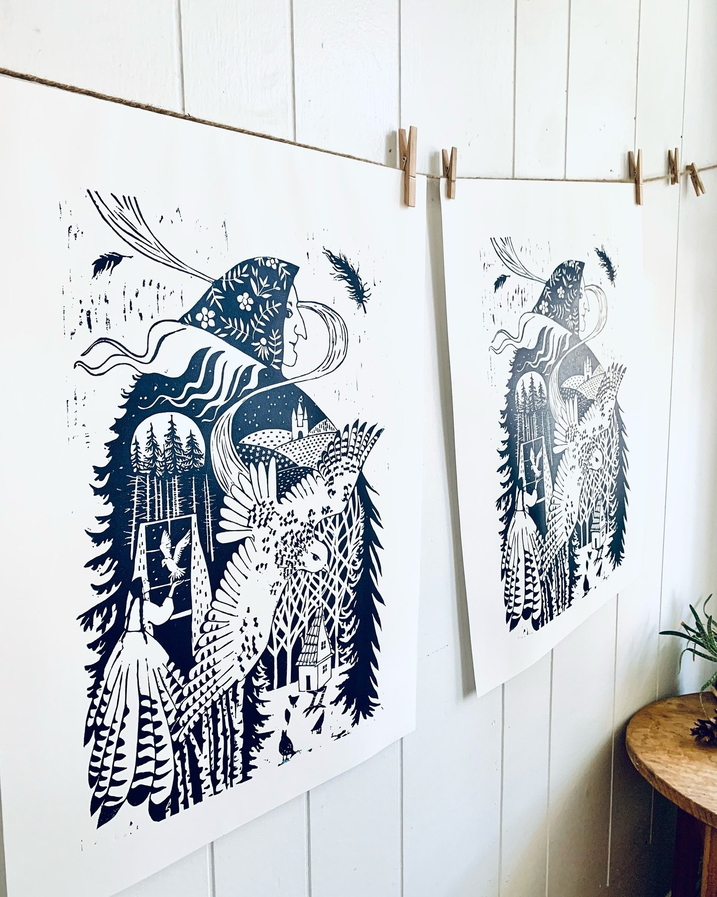About Diem Dangers, Linocut Printmaker & Artist — Handcrafted Folktale ...