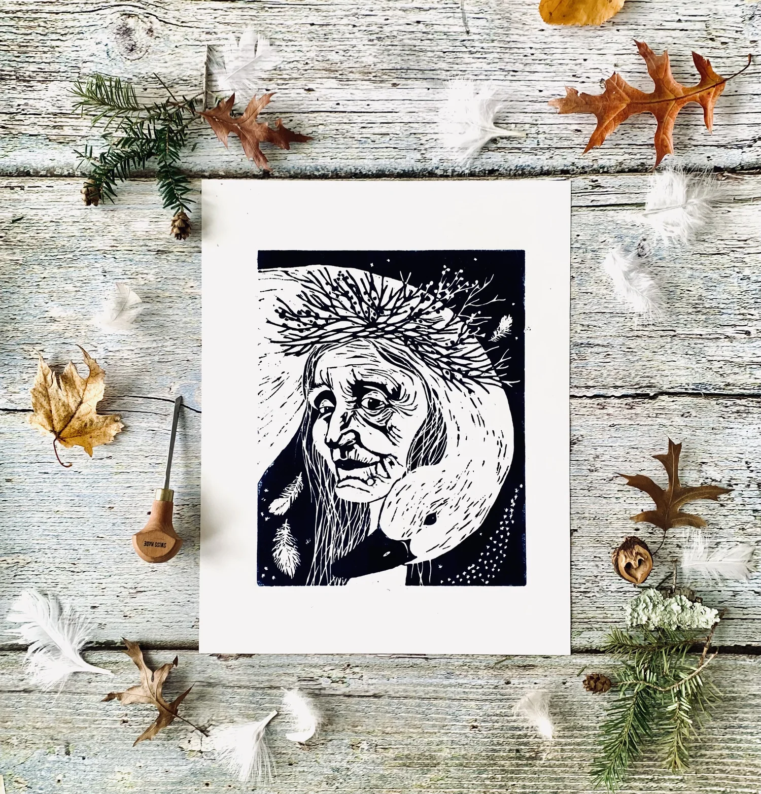 Mother Goose: A Folktale of Feathers and Snow — Handcrafted Folktale ...