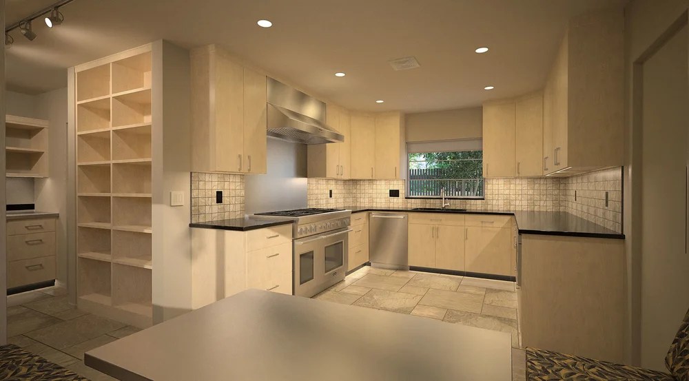 Kitchen with Custom Banquette in Virginia Beach — Benson Homes