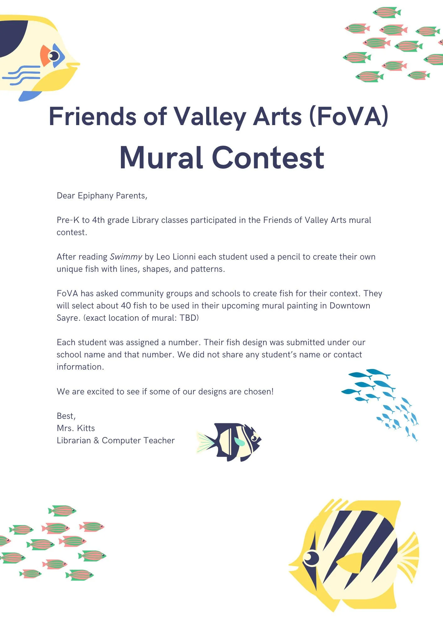 FOVA Mural Contest — The Epiphany School