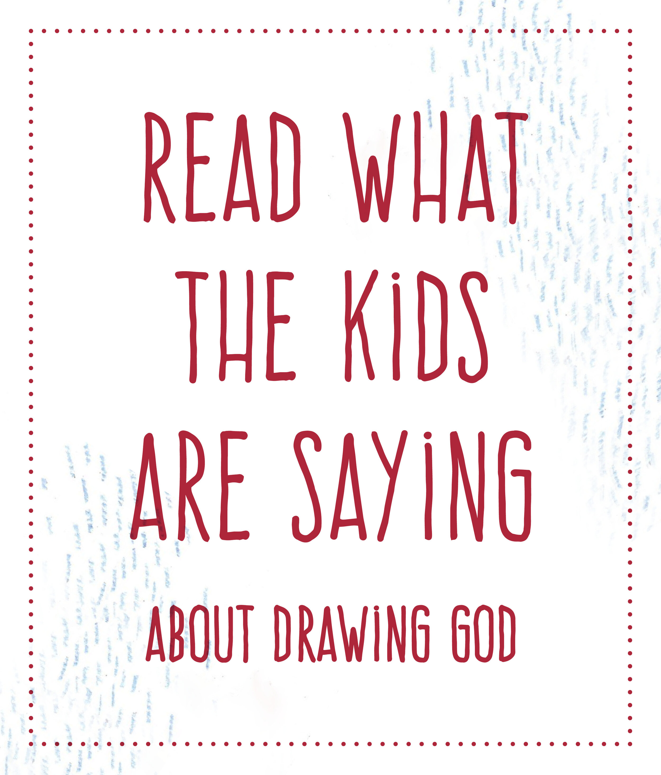 Drawing God