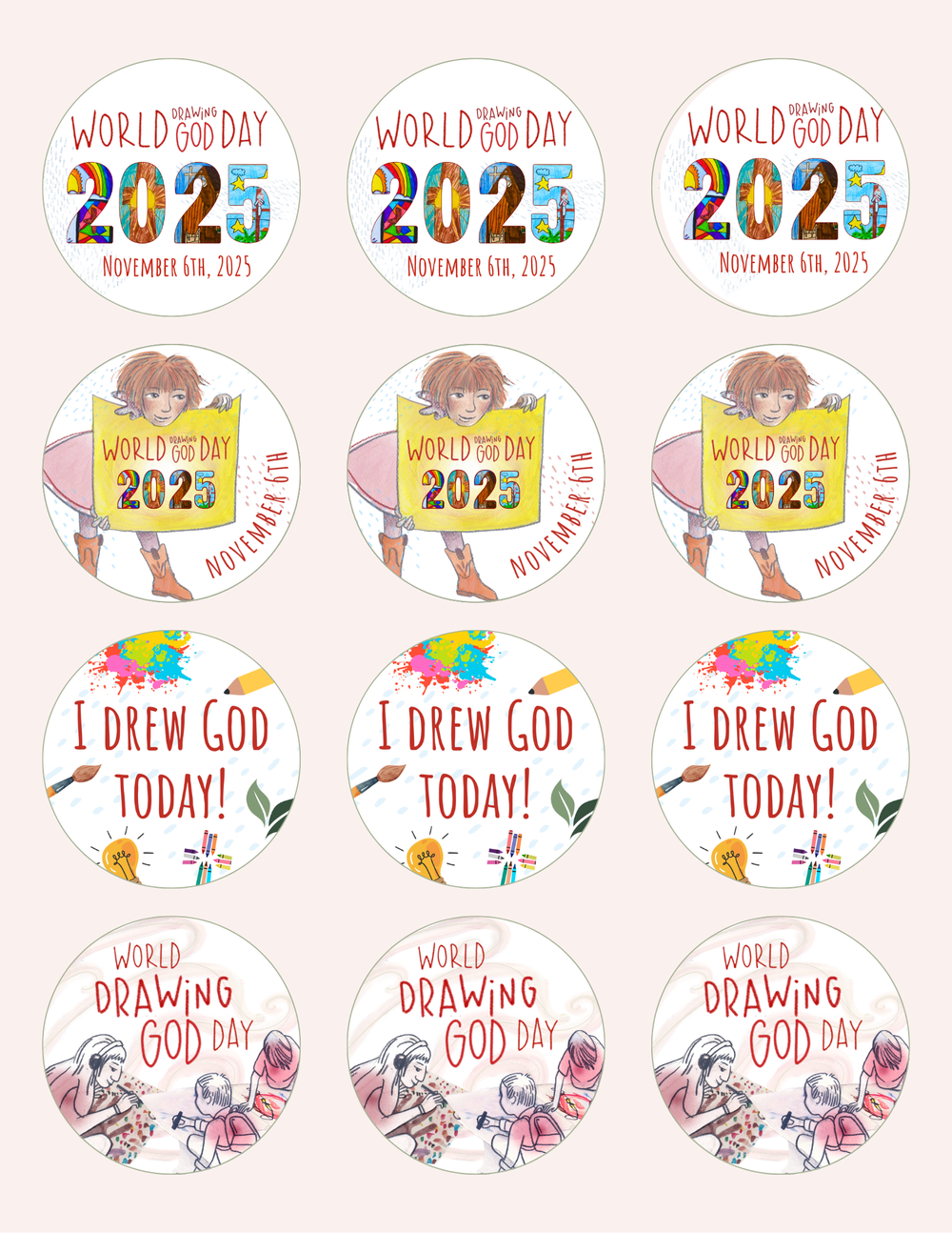 World Drawing God Day 2025 — Drawing God