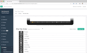 Tab Reordering & Access Restrictions — FusionPrep