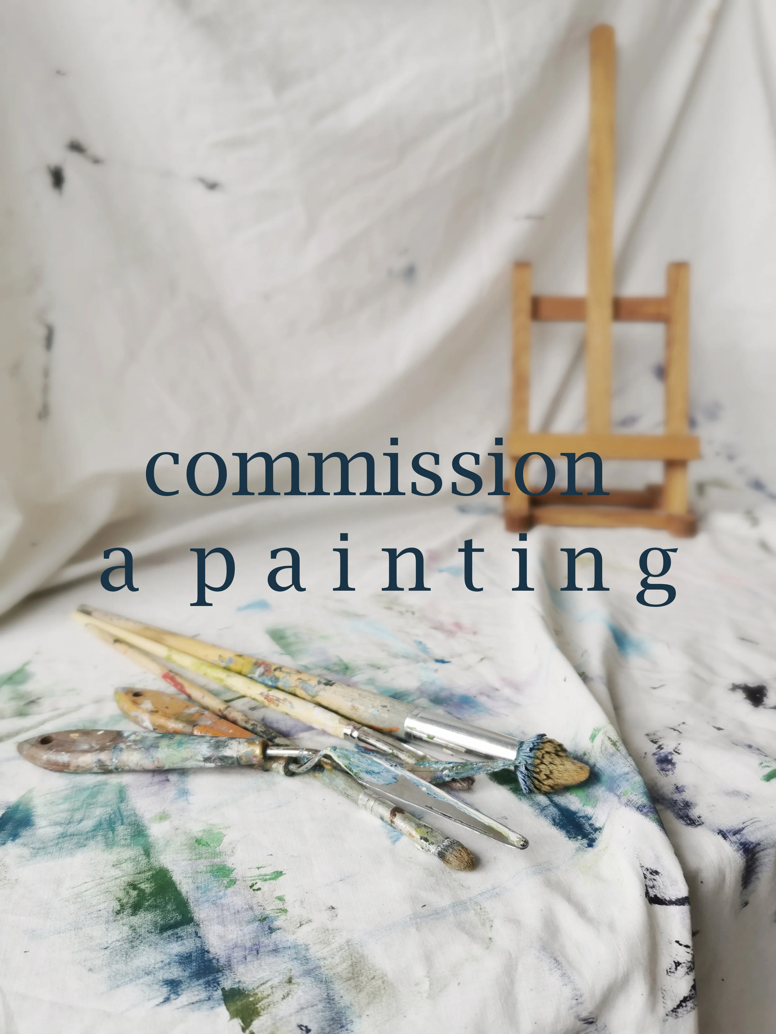 Commission a painting — Rebecca Harrison Designs