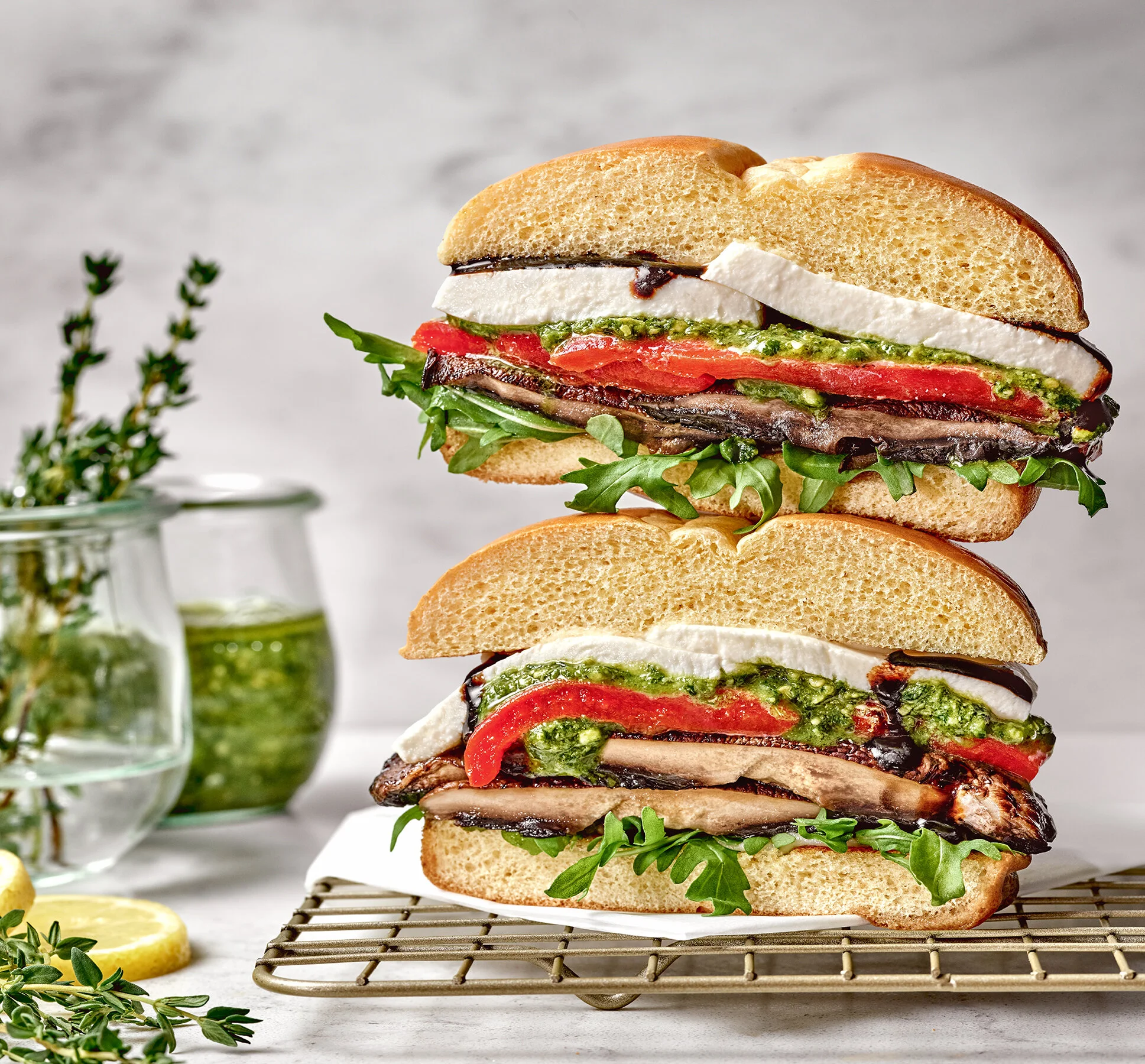 Summer Veggie Stack Sandwich — Nature's Own