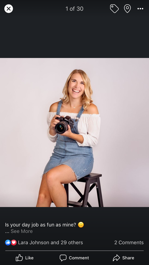 HOW TO PROPERLY ADD A PHOTO CREDIT ON FACEBOOK — JEAN JOHNSON PORTRAITS