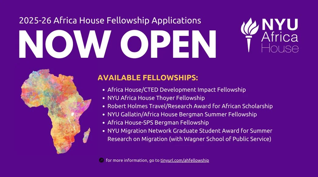 Fellowships — NYU Africa House
