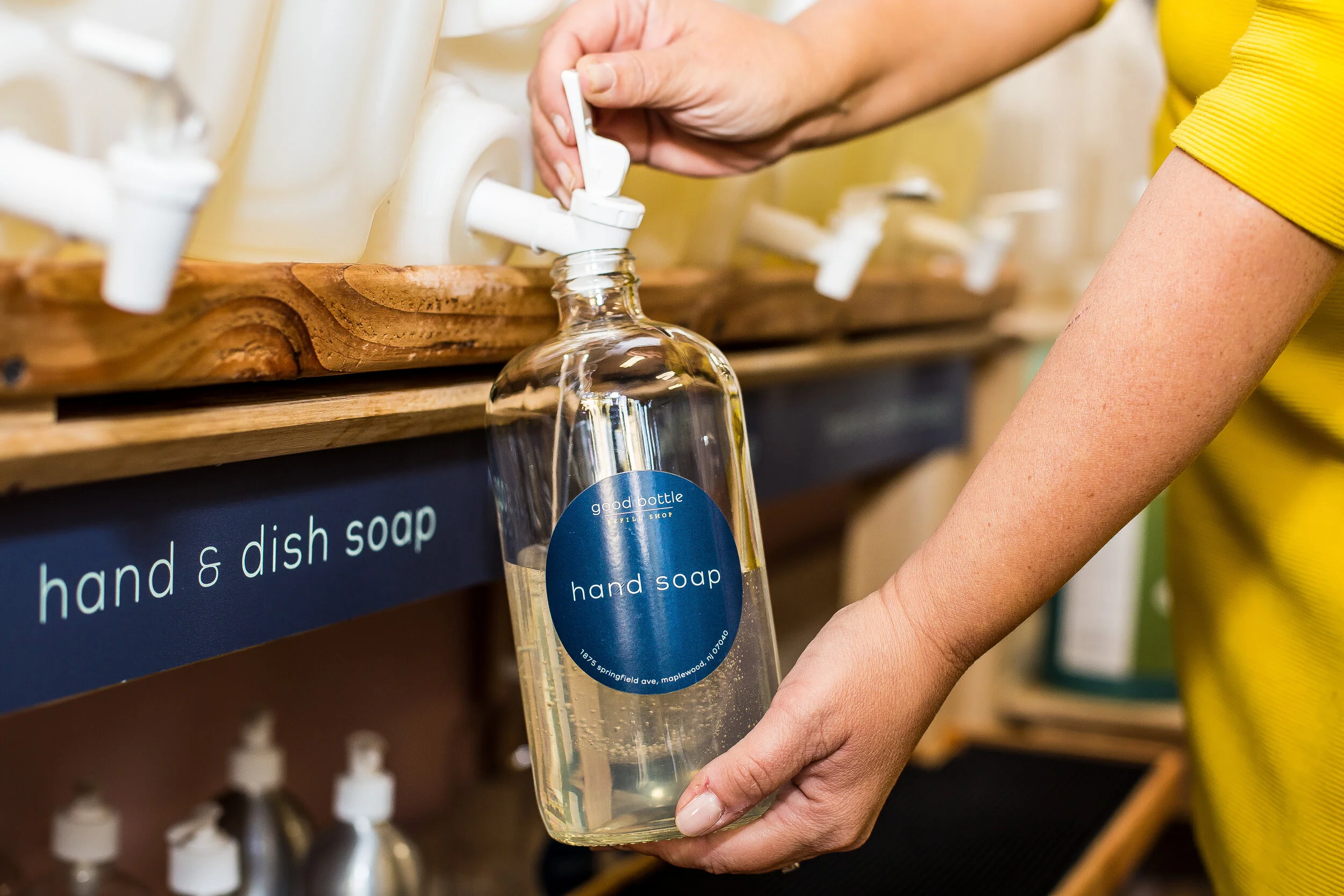 Bring Your Own Containers to Refill — good bottle refill shop