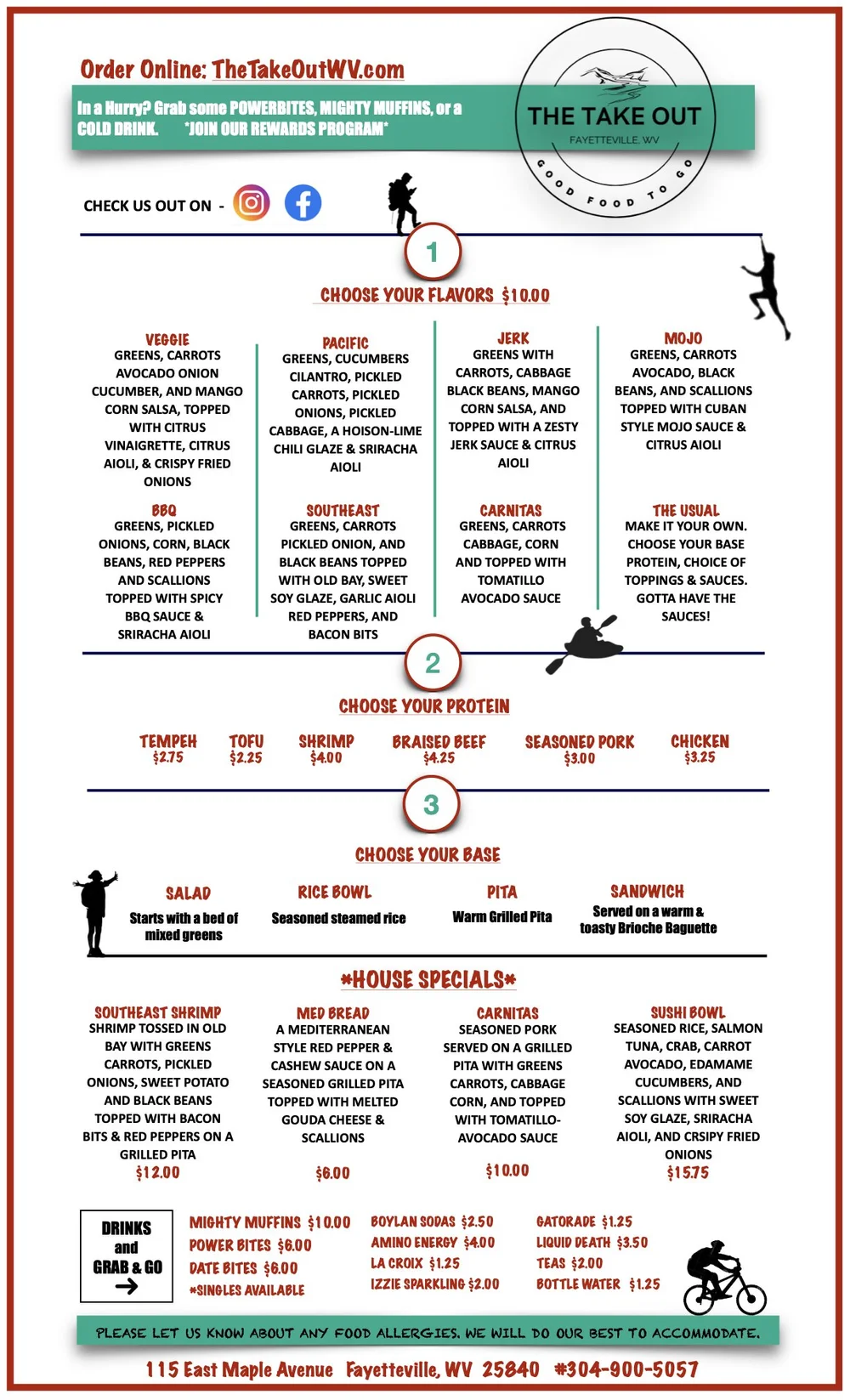 Menu — The Take Out