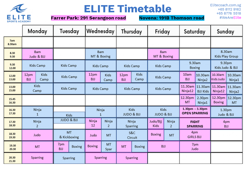 Elite Coach Sports Academy Singapore