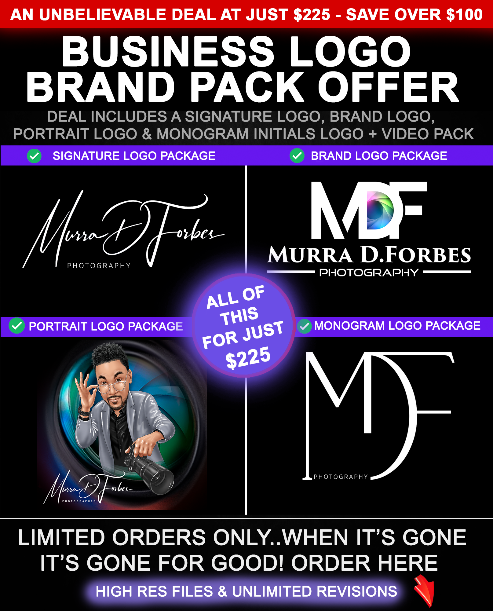 PACKAGE DEAL — The Signature Logo - Logo Design