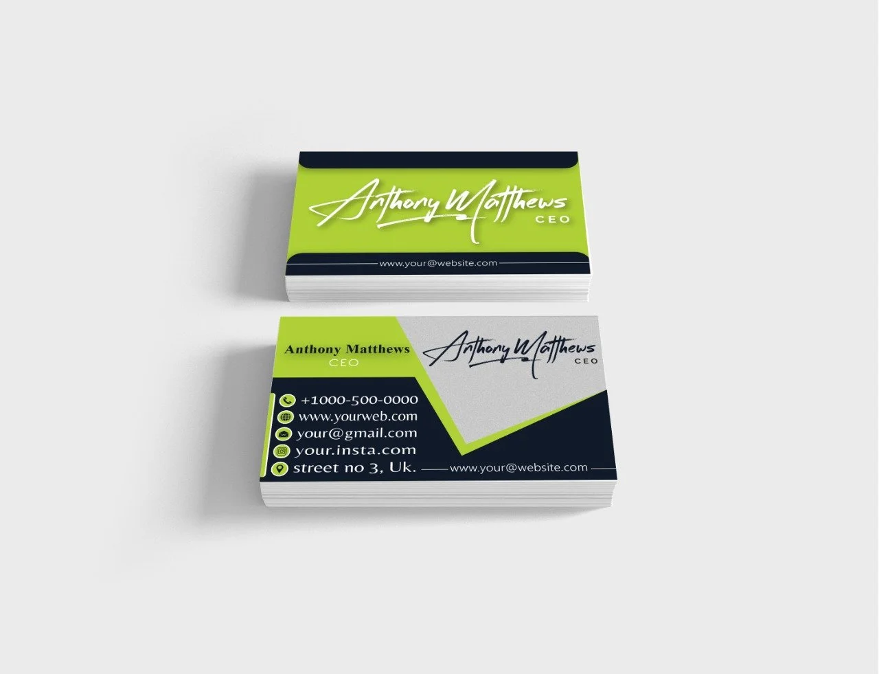BUSINESS CARD DESIGN — The Signature Logo - Logo Design