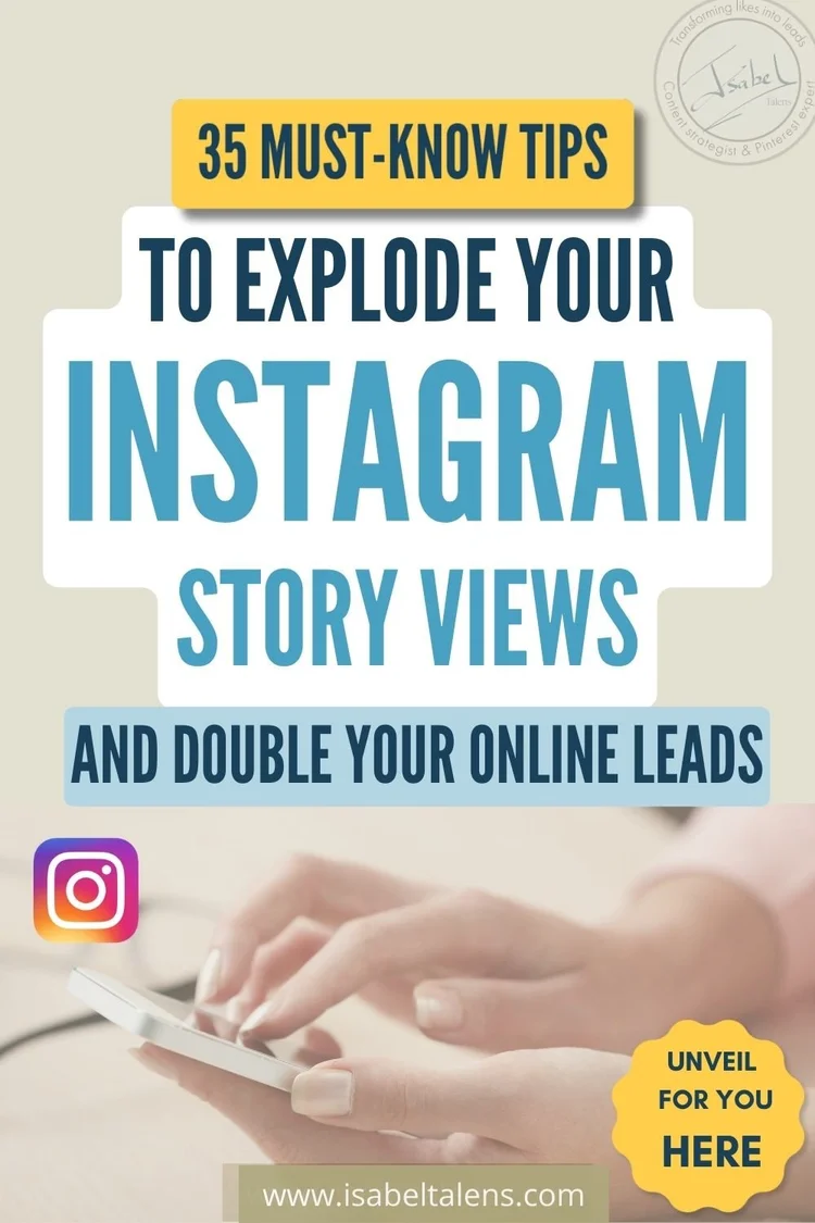 Instagram Story views to go from likes to online leads - 35 strategies ...