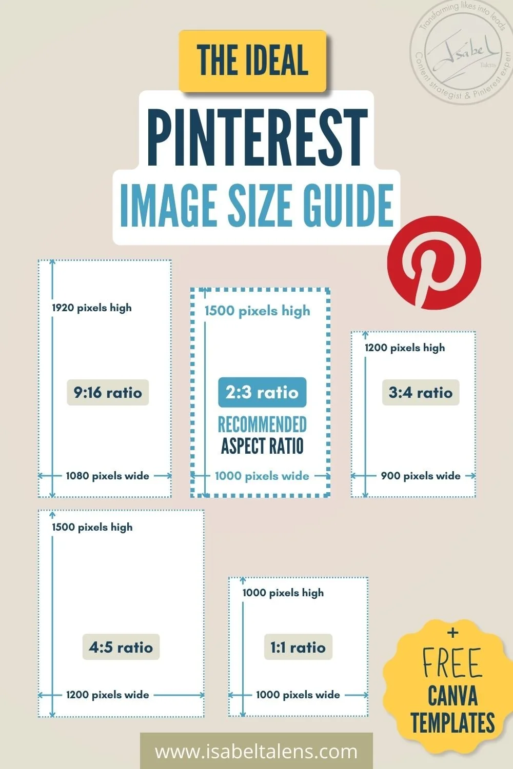 The ideal Pinterest cover photo size to boost your email list in 2024 ...