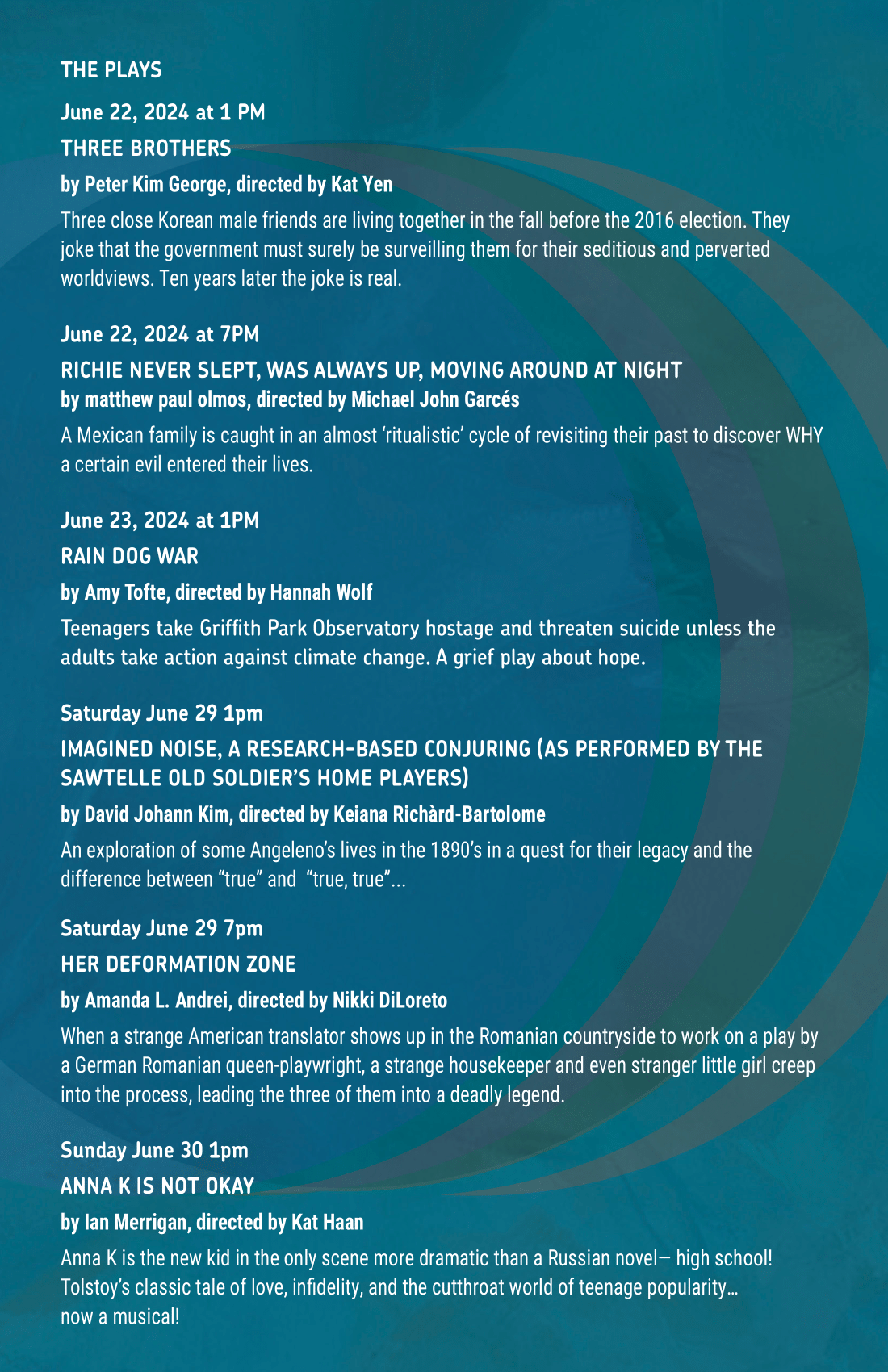 Current Program — CIRCLE X THEATRE CO.