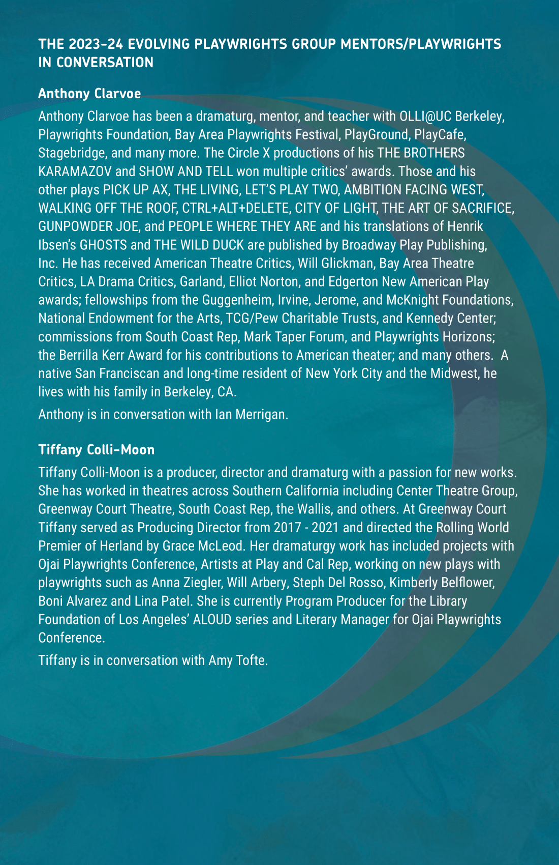 Current Program — CIRCLE X THEATRE CO.