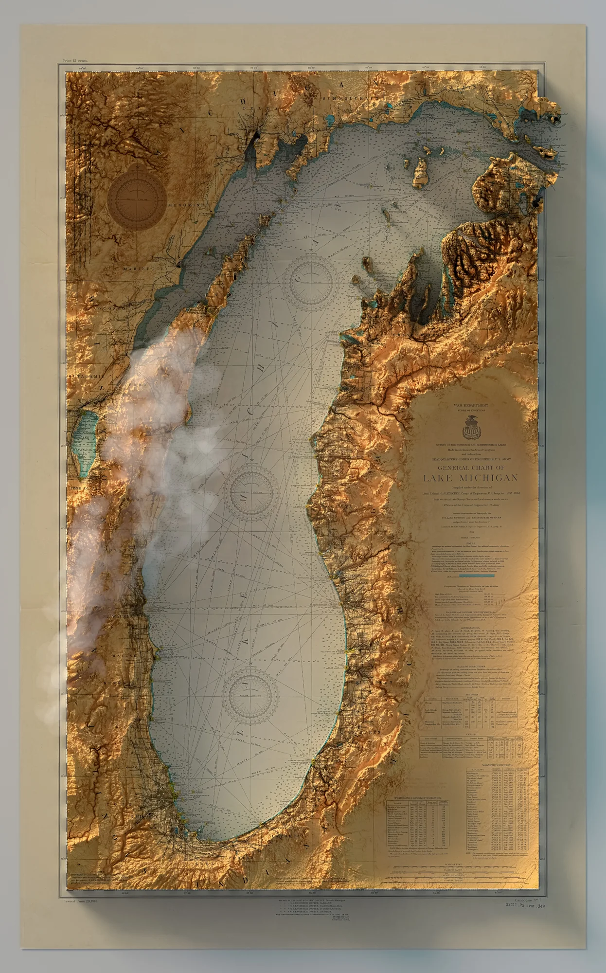3D Rendered topographic maps — longitude.one