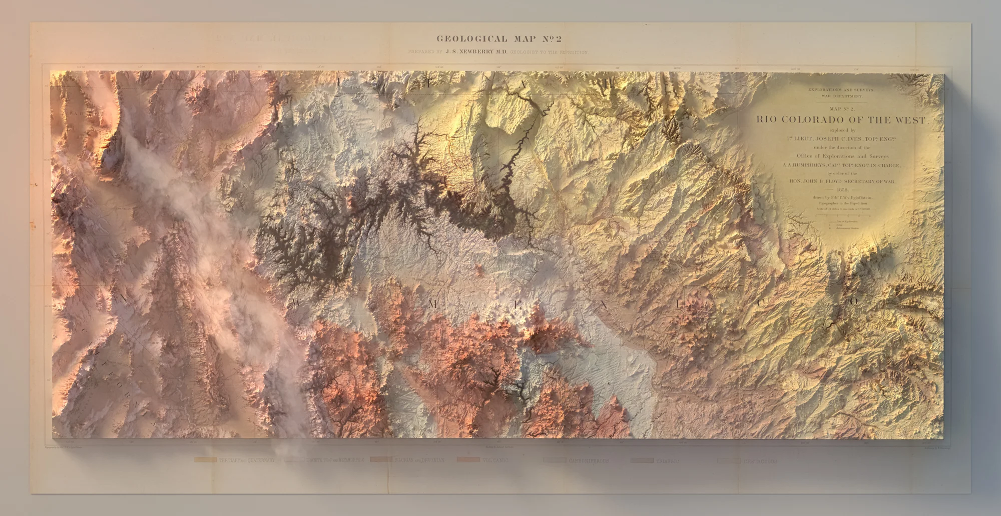 3D Rendered topographic maps — longitude.one