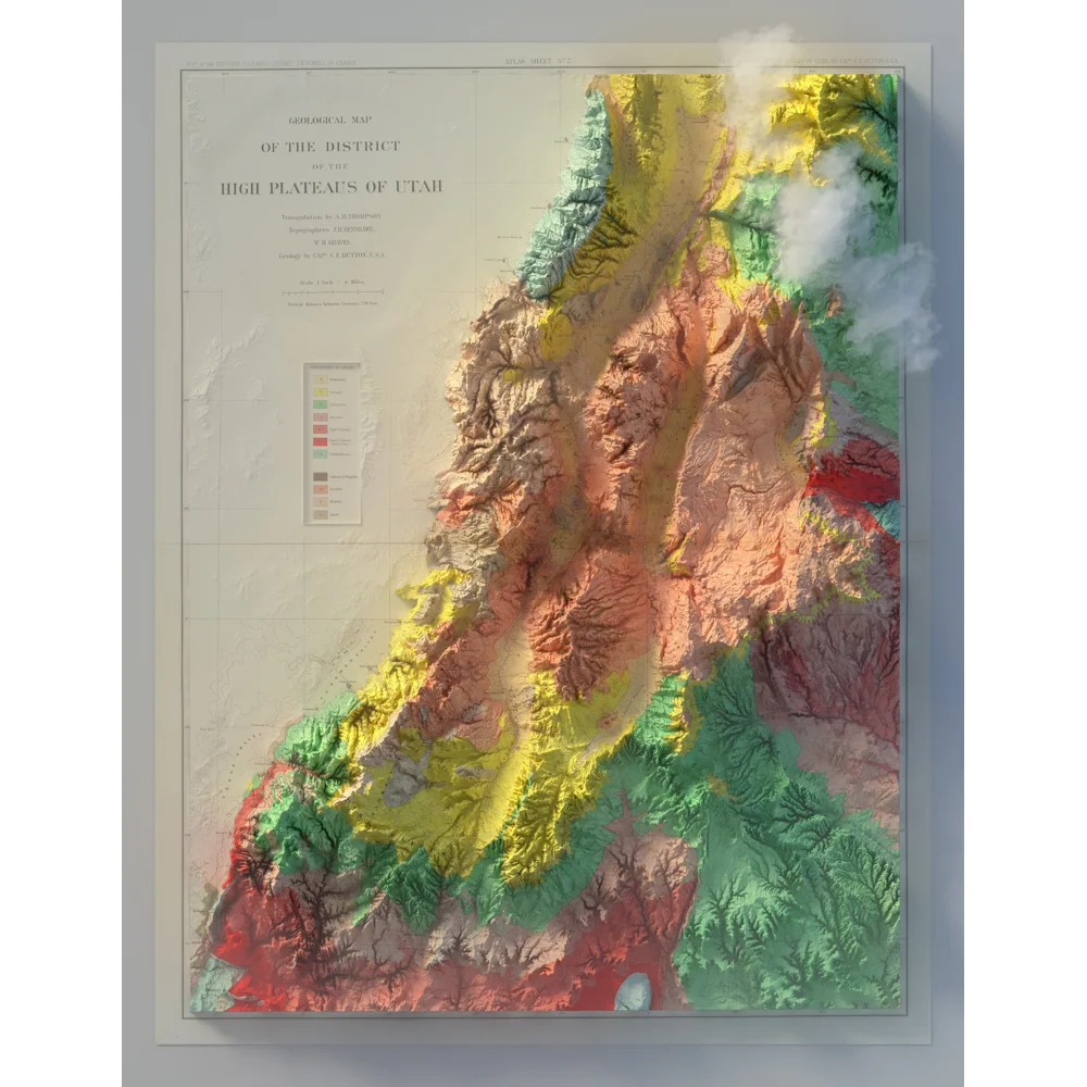 3D Rendered topographic maps — longitude.one