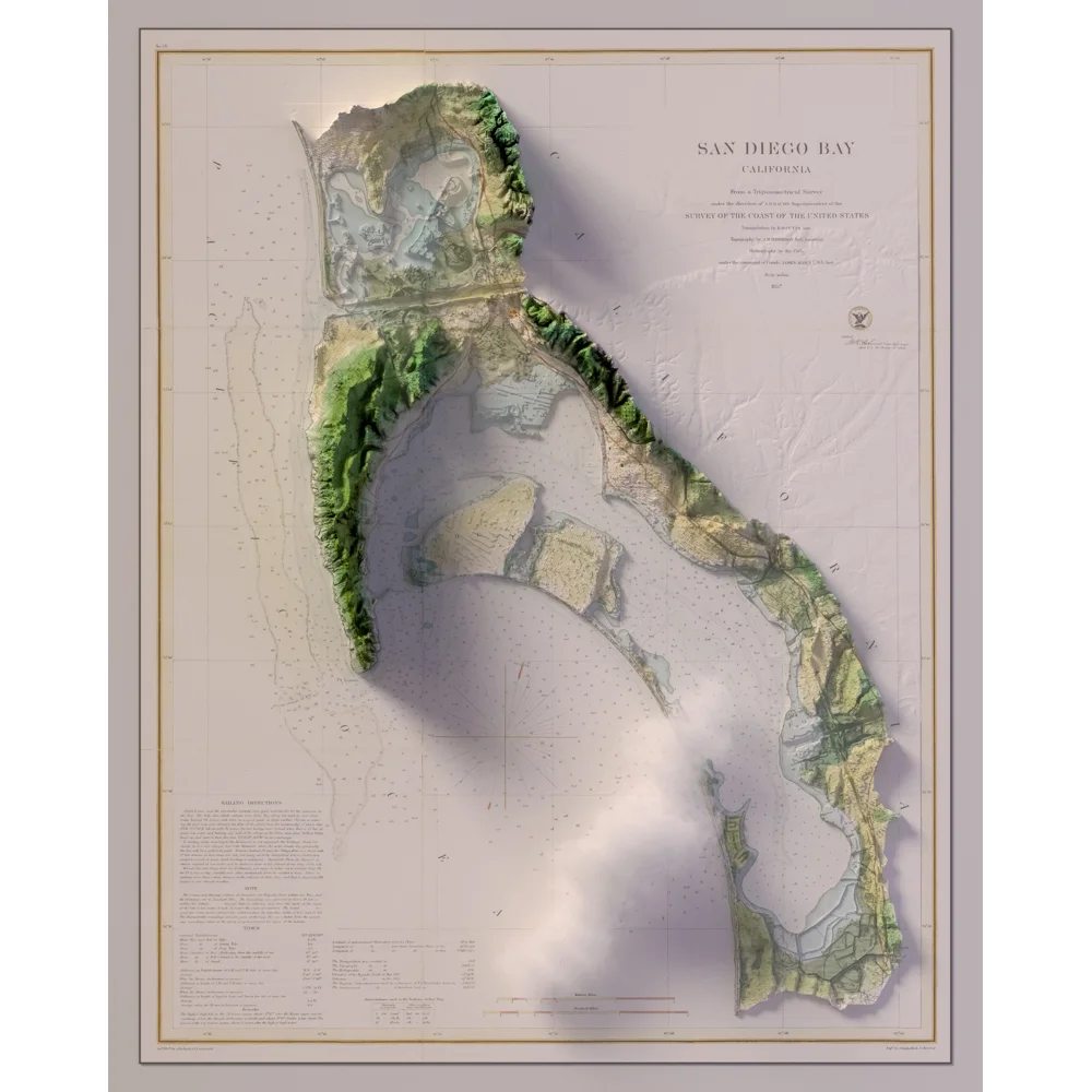 3D Rendered topographic maps — longitude.one