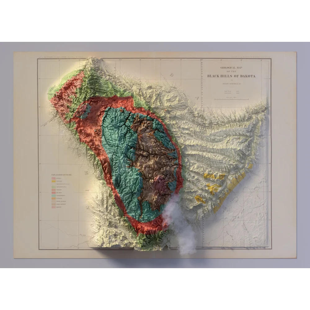 3D Rendered topographic maps — longitude.one
