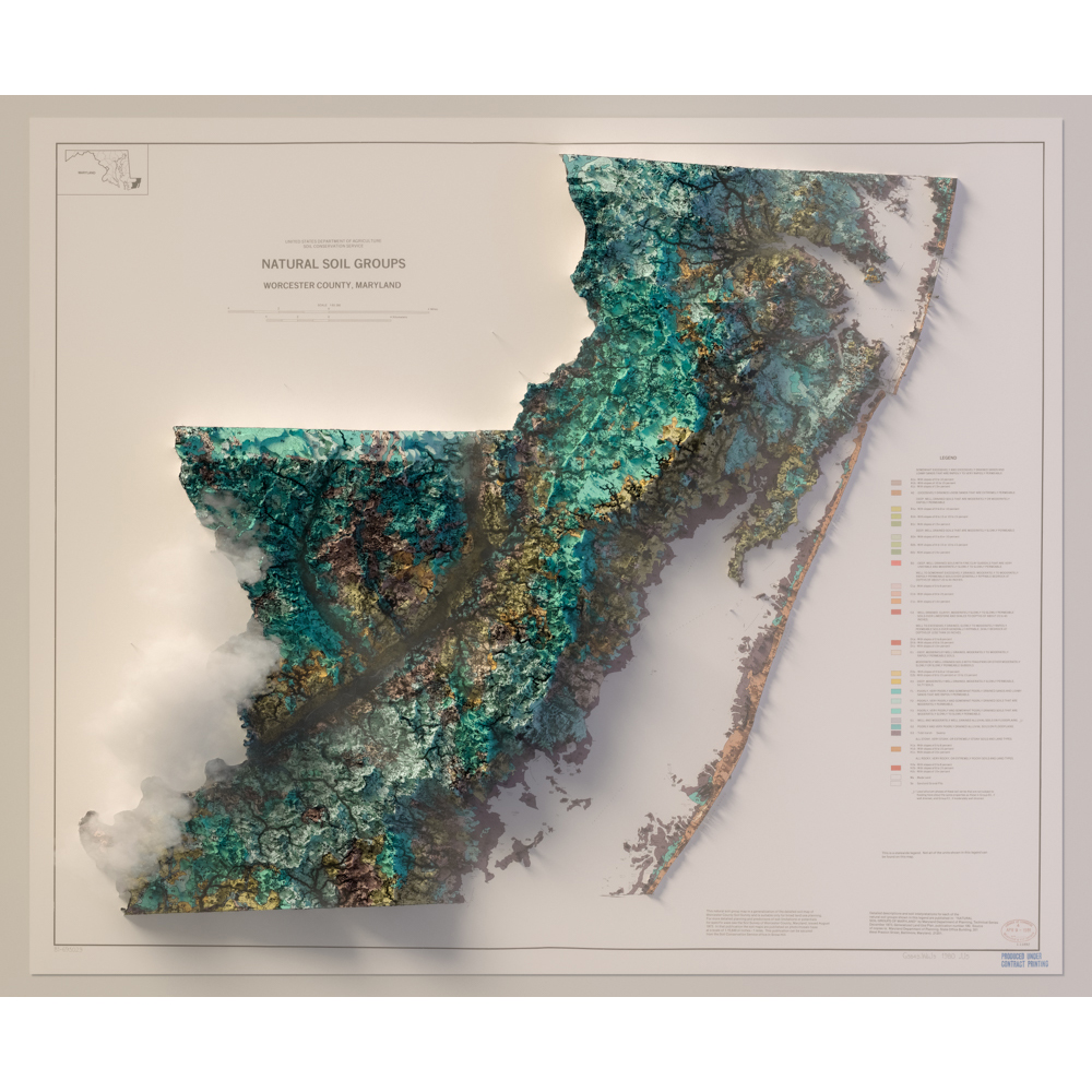 3D Rendered topographic maps — longitude.one