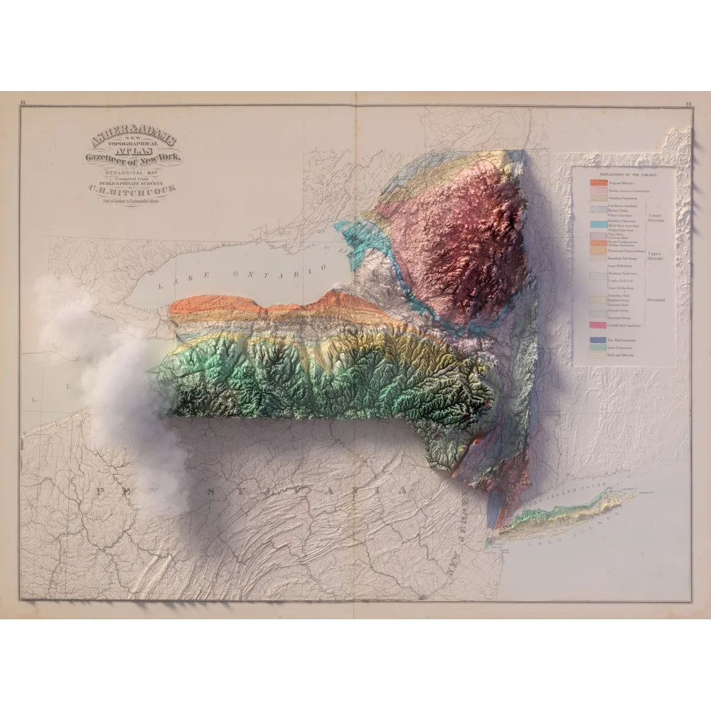 3D Rendered topographic maps — longitude.one