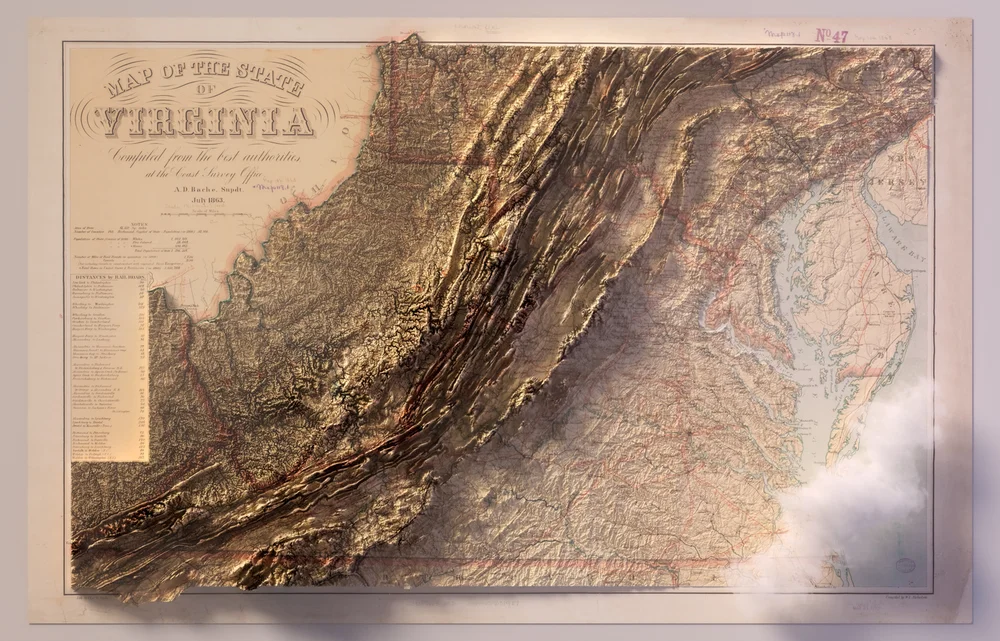 3D Rendered topographic maps — longitude.one