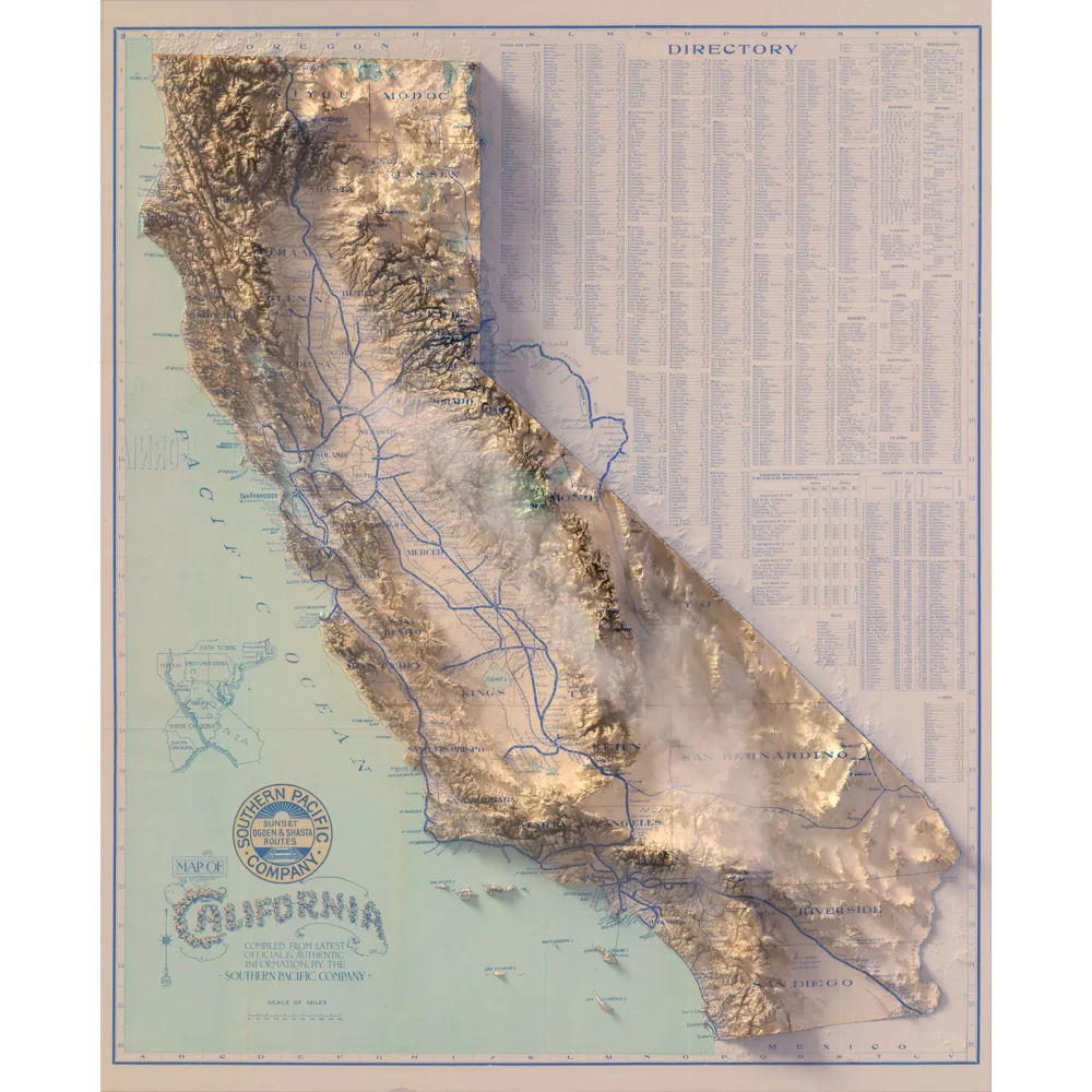 3D Rendered topographic maps — longitude.one