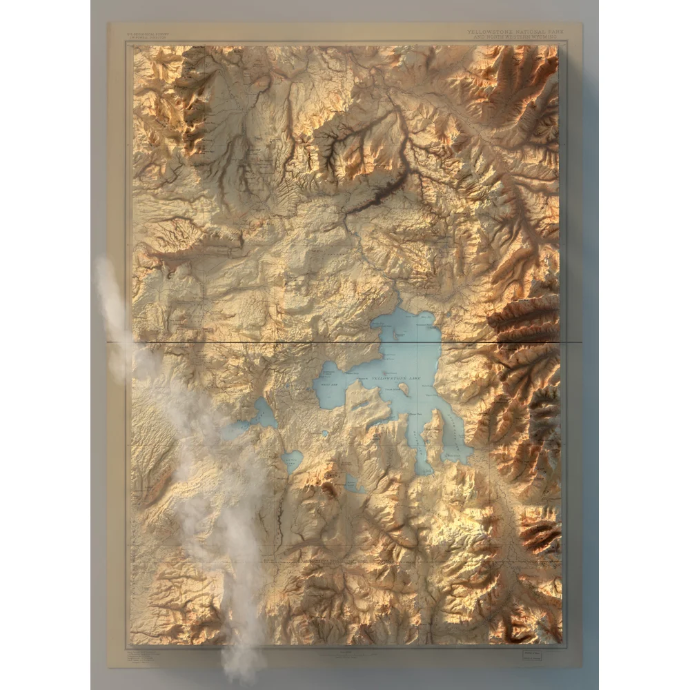 3D Rendered topographic maps — longitude.one