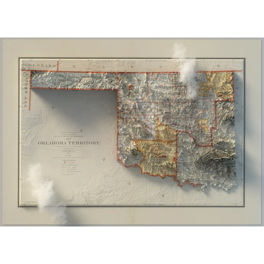 3D Rendered topographic maps — longitude.one